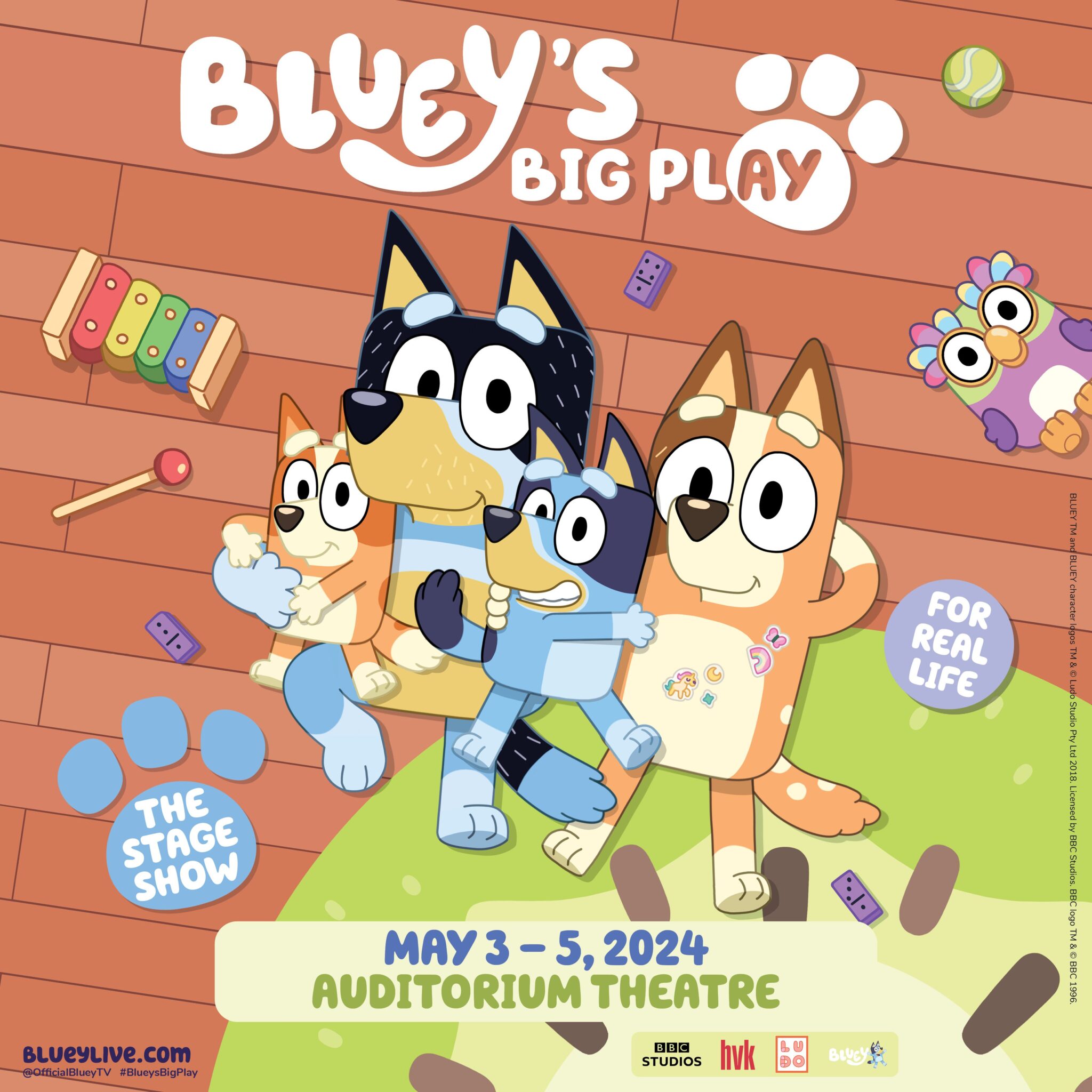 Bluey's Big Play - The Live Show - Tickets & Info | Broadway in Chicago